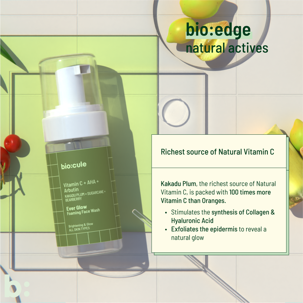 Ever Glow Foaming Face Wash – biocule