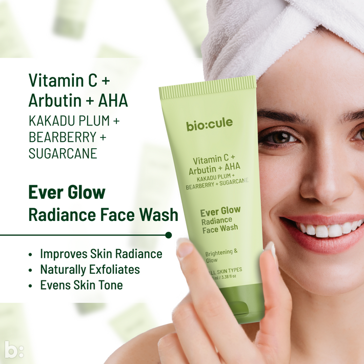 Fash Wash for Glowing Skin with Vitamin C & AHA | Biocule – biocule