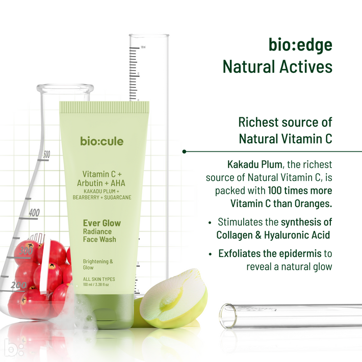 Ever Glow Radiance Face Wash for Bright & Glowing Skin | Biocule – biocule