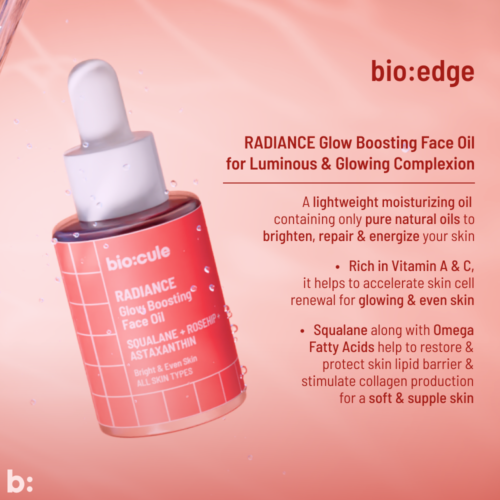 RADIANCE Glow Boosting Face Oil for Bright, Even-Toned Skin | Biocule ...