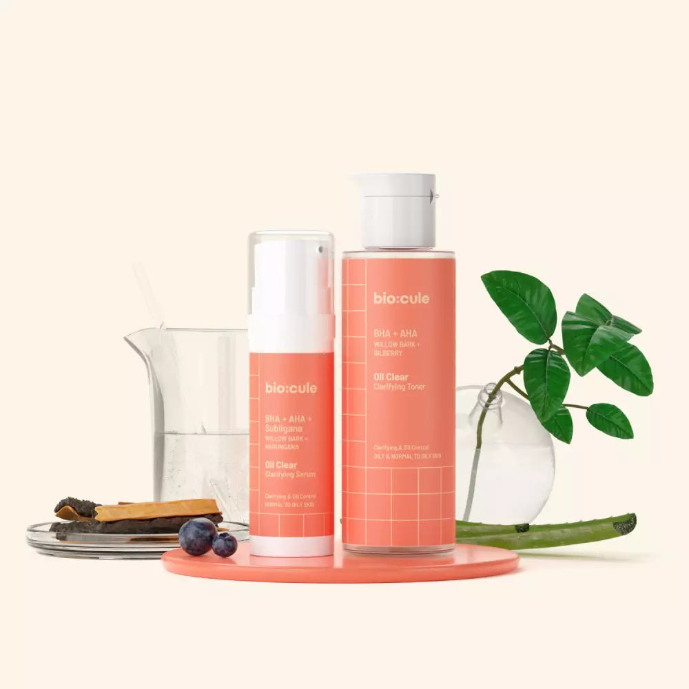Oil Clear Clarifying Serum + Toner for Oil Control & Pore Tightening ...