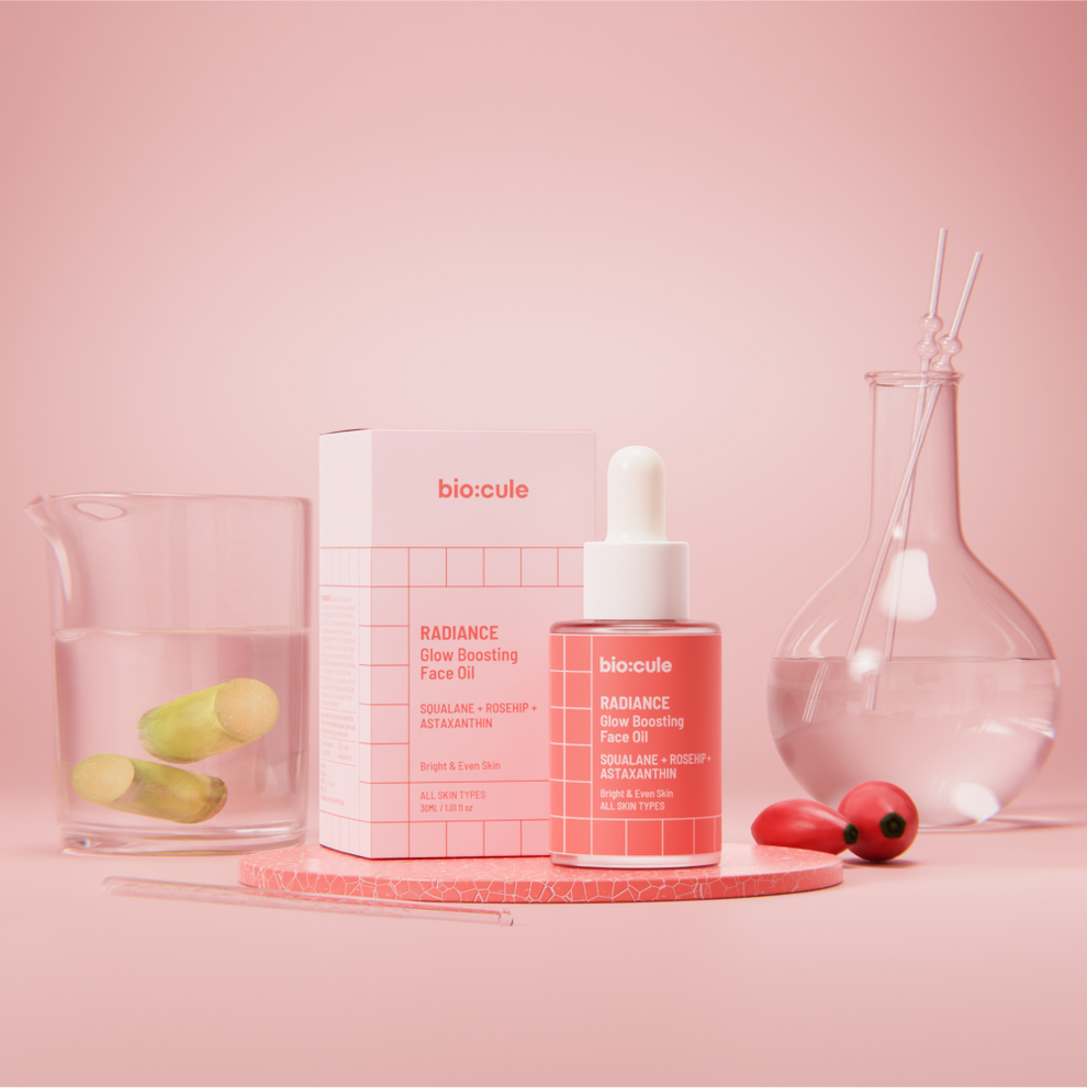 RADIANCE Glow Boosting Face Oil for Bright, Even-Toned Skin | Biocule ...
